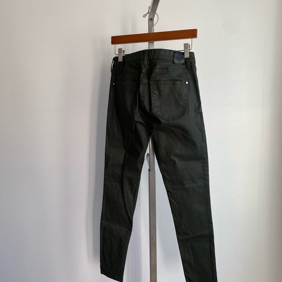Mango | Pants & Jumpsuits | Mango Dark Olive Green Dem Pants | Poshmark